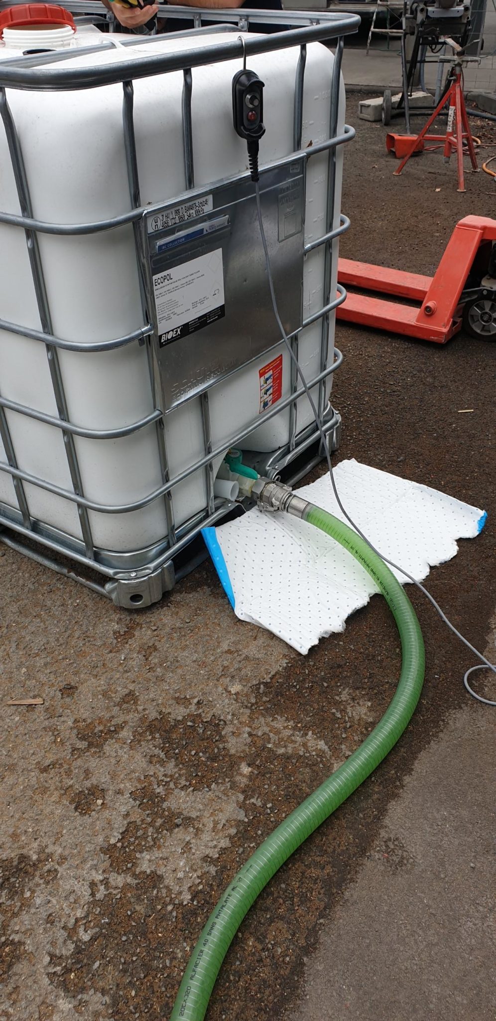 Transfert d'émulseur incendie - Hydrotop Services